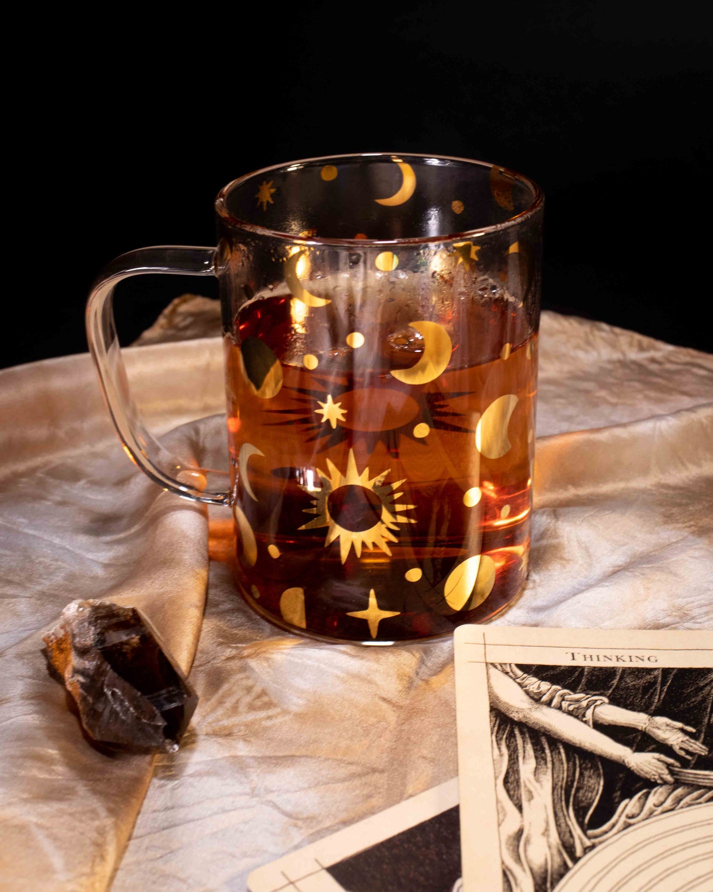 Galactic Glass Mug – Moon Body Soul
